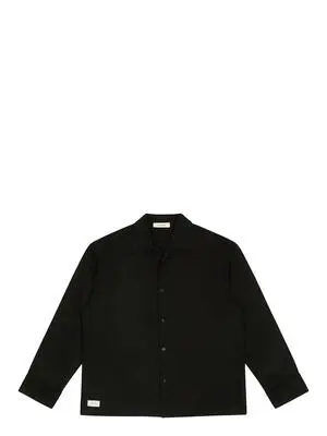 ENTIRE STUDIOS Long-sleeve Pajama Shirt - Black