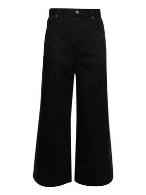 Alexander Wang Surge Low Rise Wide Leg Jean - Black