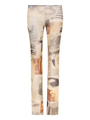 JEAN PAUL GAULTIER Mesh Trouser - White