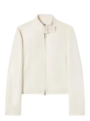 COURREGES City Zipped Vinyl Jacket - White