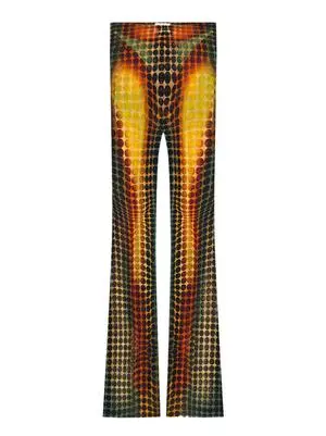 JEAN PAUL GAULTIER Re-edition Flare Trousers - Multicolor