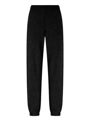 Attico Long Fleece Pant - Black