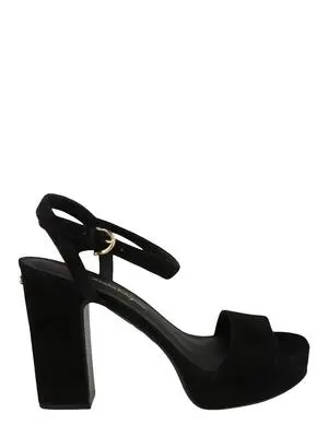 SALVATORE FERRAGAMO Trento Suede Platform Sandals