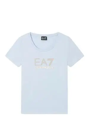 EA7 Evolution T-shirt With Logo - Blue