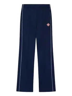 Casablanca Round Pique Track Pants - Blue