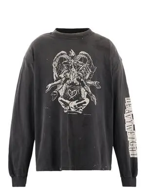 SAINT MXXXXXX Heavy Weight Long-sleeve Tee - Black