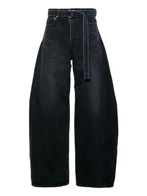SACAI Wide-Leg Denim Pants