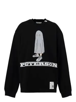 Mihara Yasuhiro Peterson Printed Long-sleeve Tee - Black