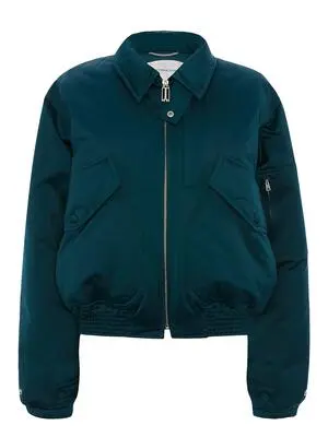 Victoria Beckham Padded Bomber Jacket - Green