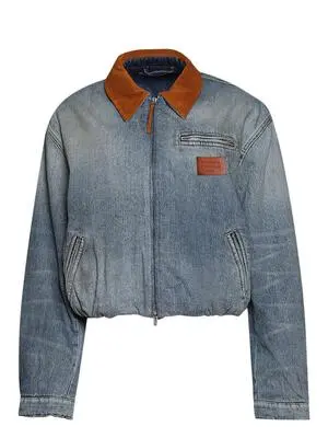 Acne Studios Denim Bomber Jacket - Blue