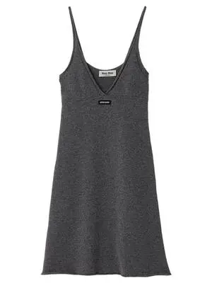 Miu Miu Cashmere Tank Dress - Grey