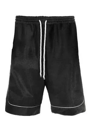NAHMIAS Leather Short - Black
