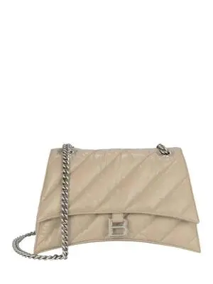 Balenciaga Quilted Chain Shoulder Bag - Grey