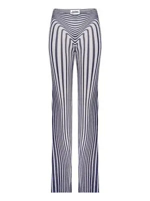 JEAN PAUL GAULTIER Re-Edition "Morphing Stripes" Flare Trousers