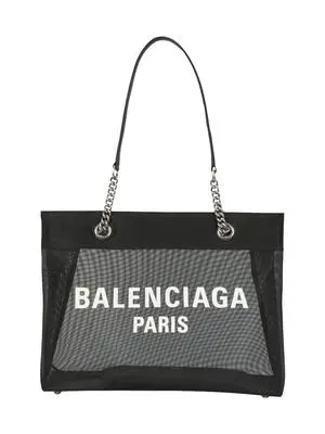 Balenciaga Mesh Duty Free Tote - Black