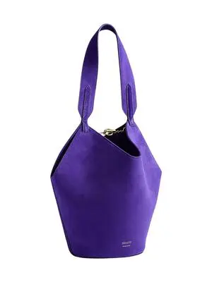 Khaite Lotus Mini Tote - Purple