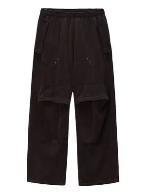 Alexander Wang Mid-rise Cargo Sweatpants - Black