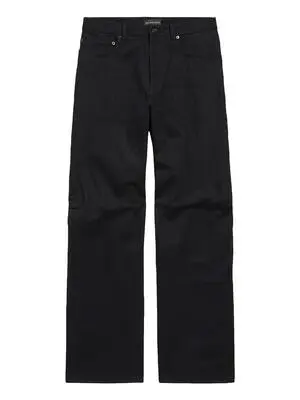 Balenciaga Curved Knee Pants - Black