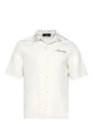 Amiri Stud Camp Shirt - White