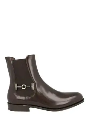 FERRAGAMO Isidoro Chelsea Boot - Brown