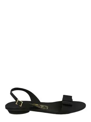 FERRAGAMO Wmns Capri Sandal - Black