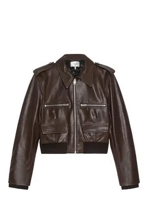 FRAME The Aviator Jacket - Brown