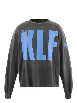 SAINT MXXXXXX Klf Long-sleeve Tee - Blue