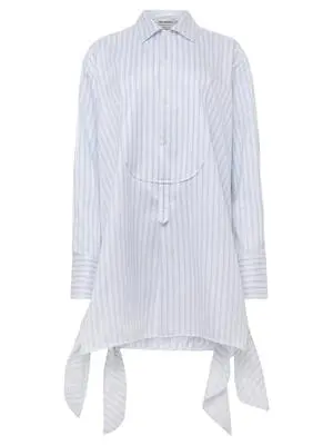 JW Anderson Side Knot Shirt Dress - White
