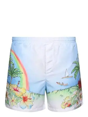 Casablanca Printed Swim Shorts - Multicolor