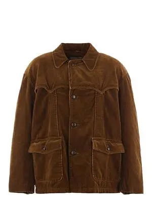 SAINT MXXXXXX Corduroy Boa Jacket - Brown