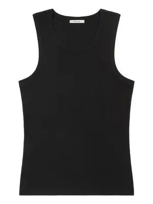 ENTIRE STUDIOS Ribbed Tank - Black