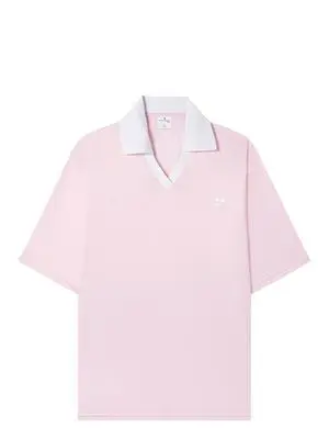 COURREGES Oversized Sports Polo - Pink