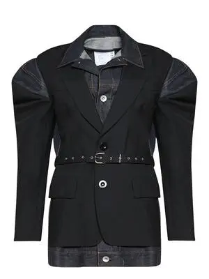 Sacai Suiting X Denim Jacket - Black