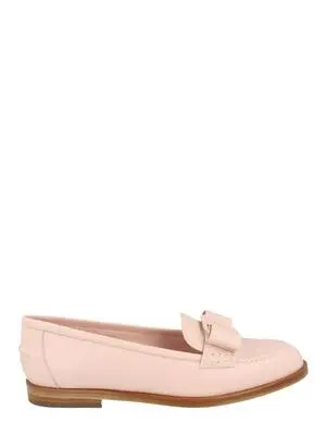 FERRAGAMO Vivaldo Leather Loafer - Pink