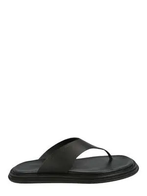 FERRAGAMO Dory Leather Sandal - Black