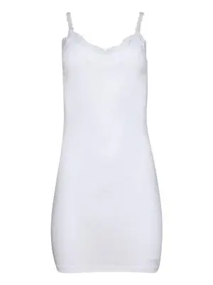 Vetements Lace Mini Tank Dress - White