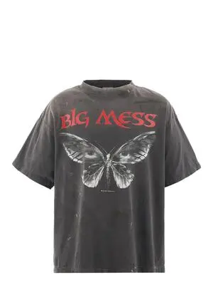 SAINT MXXXXXX Big Mess Short-sleeve Tee - Black