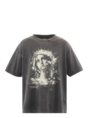 SAINT MXXXXXX Maria Short-sleeve Tee - Black