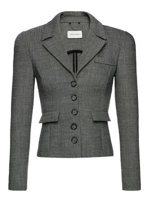 Magda Butrym Long Sleeve Blazer - Grey