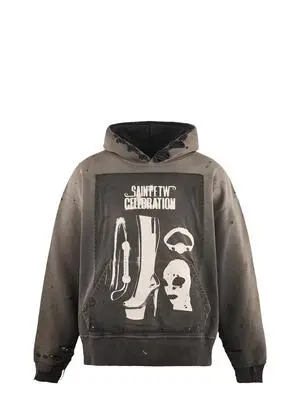 SAINT MXXXXXX Celebration Hoodie - Black