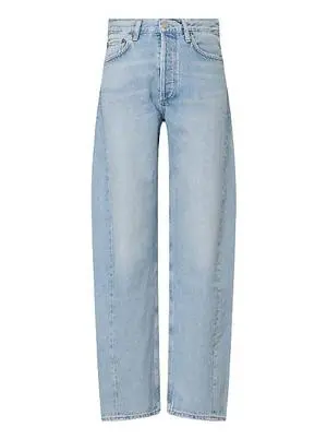 AGOLDE Luna Curved-leg Denim Jeans - Addition