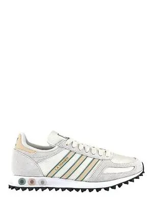 Adidas La Trainer Og Woven And Suede Trainers - Off White Crystal Li
