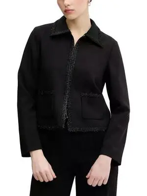 JOOP! Jady Embellished Collared Jacket - Black