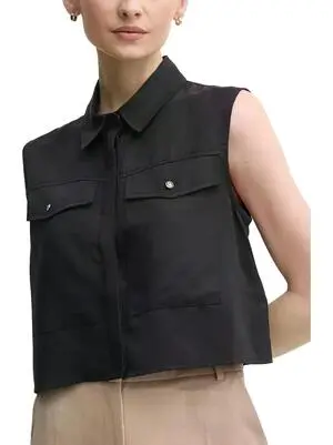 GAUDI Pocket Sleeveless Shirt Black