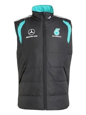 Adidas Mercedes Amg Petronas Formula 1 Team Mechanics Vest - Black Grey Two