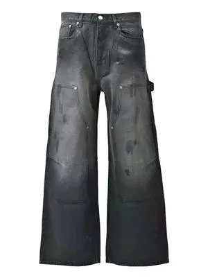 BREATH Double-knee Jeans - Grey