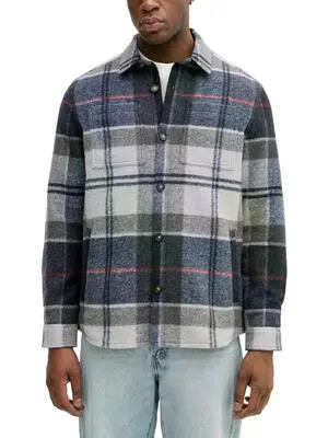Barbour Plaid Shirt Jacket - Blue