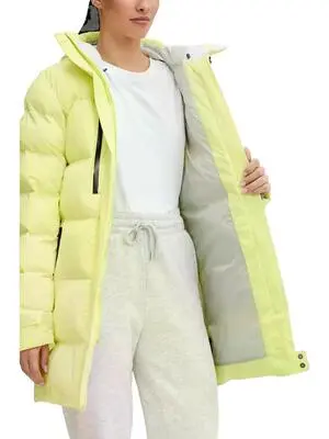 Helly Hansen Adore Hooded Quilted Jacket - Yellow