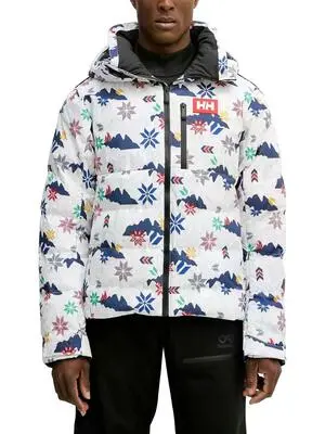 Helly Hansen Kvitfjell Printed Jacket - White