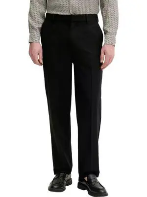 Armani Exchange Logo-plaque Trousers - Black